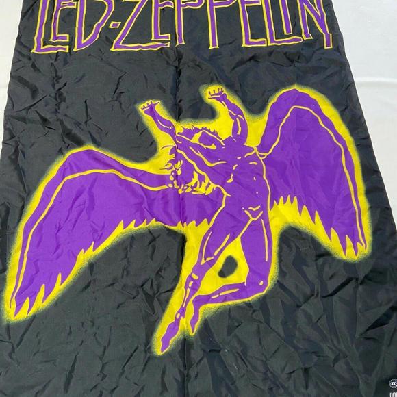 Other | Vintage Myth Gem Winterland Rare 1993 Led Zeppelin Cloth Poster ...